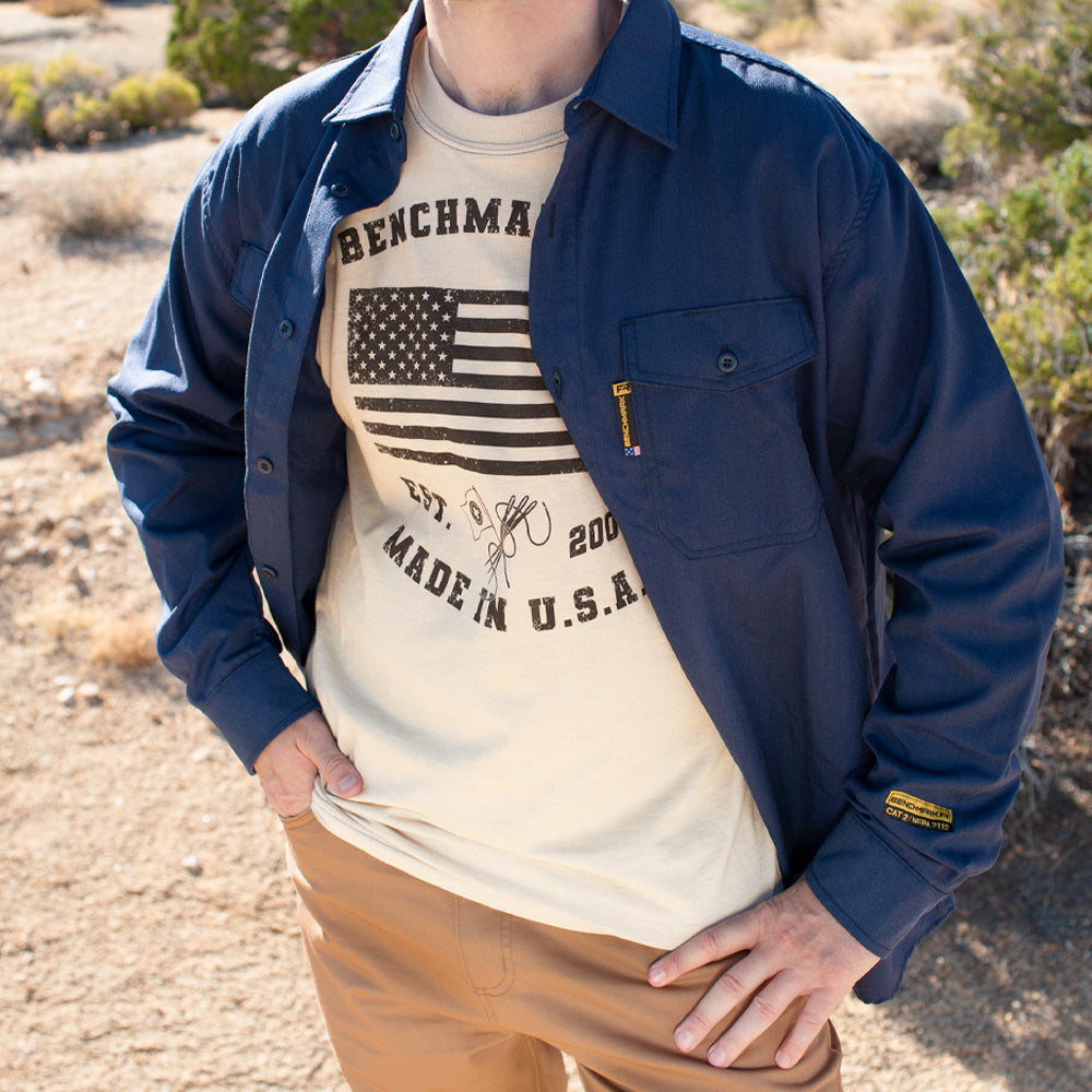 FR Graphic Print T-Shirts | Made in the USA | Benchmark FR