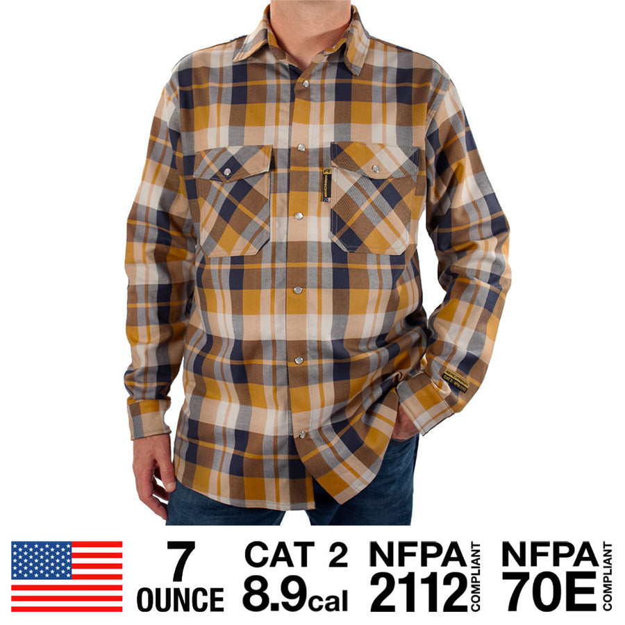 Flame Resistant Snap, Button-Up and Plaid Shirts | Made in the USA ...