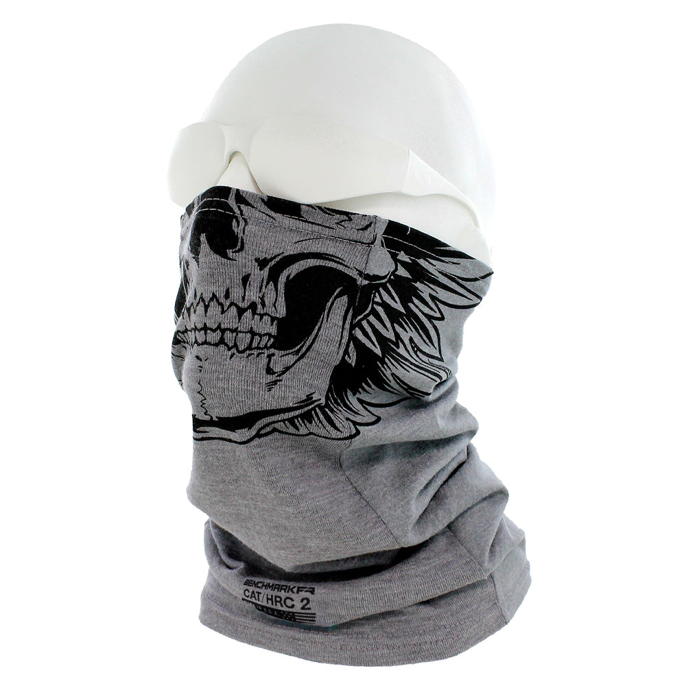 Skully Gray FR Face Muffler – Benchmark FR
